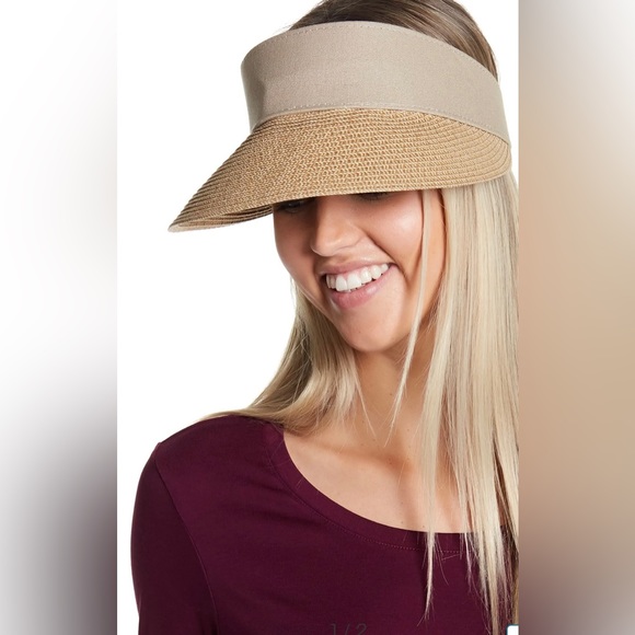Nordstrom | Accessories | Mixed Contrast Visor | Poshmark